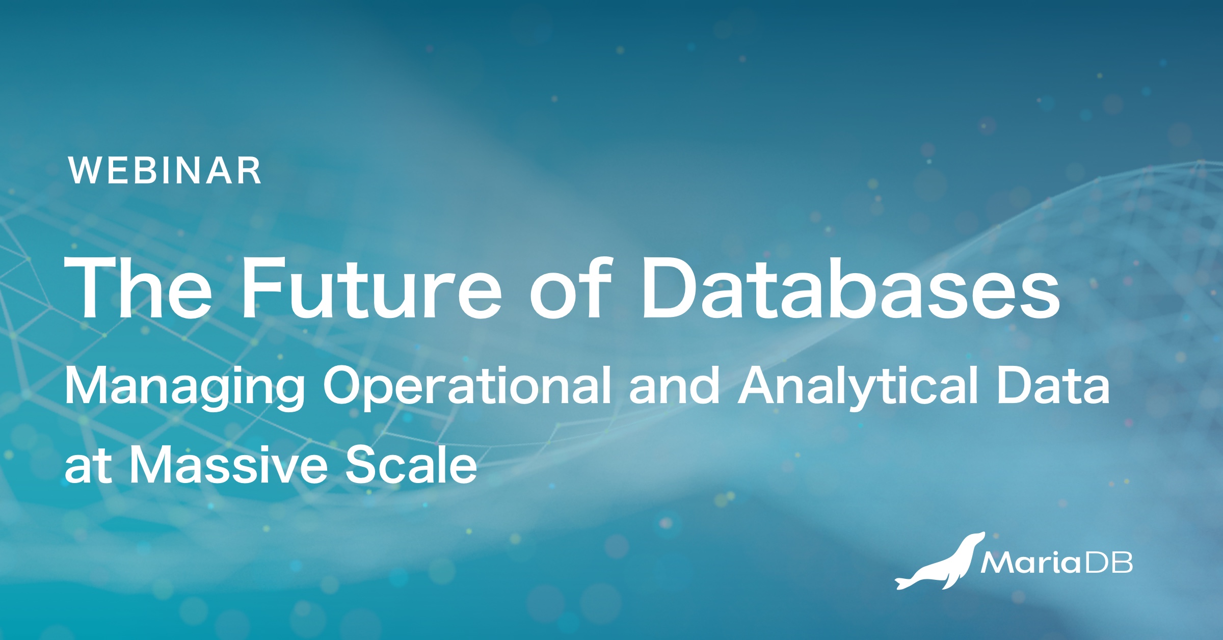 How to Manage Operational & Analytical Data at Massive Scale