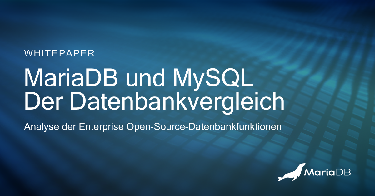 MariaDB im Vergleich zu MySQL: Leitfaden zur Auswahl einer Open-Source ...